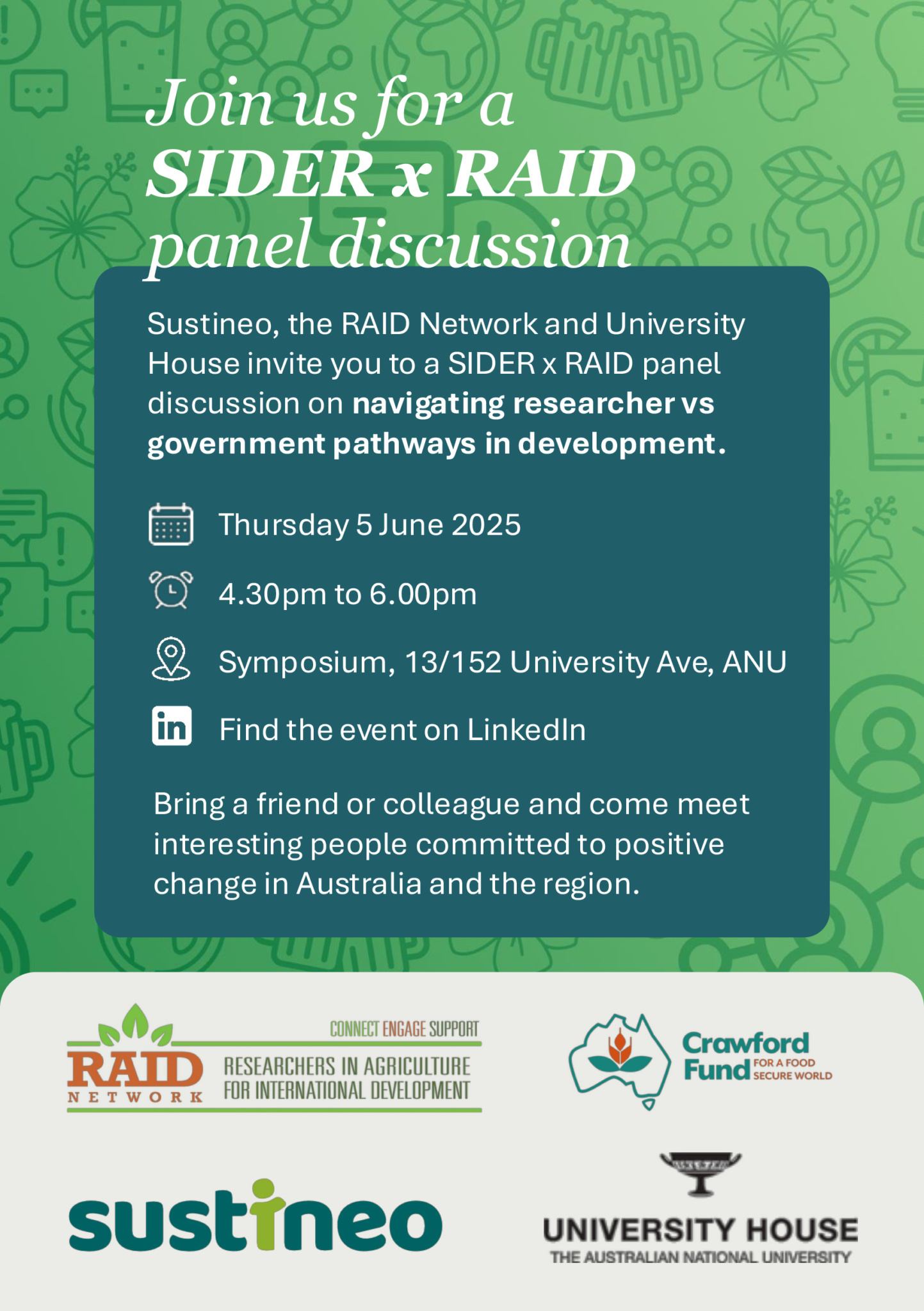 SIDER x RAID panel discussion – RAID Researchers in Agriculture for ...