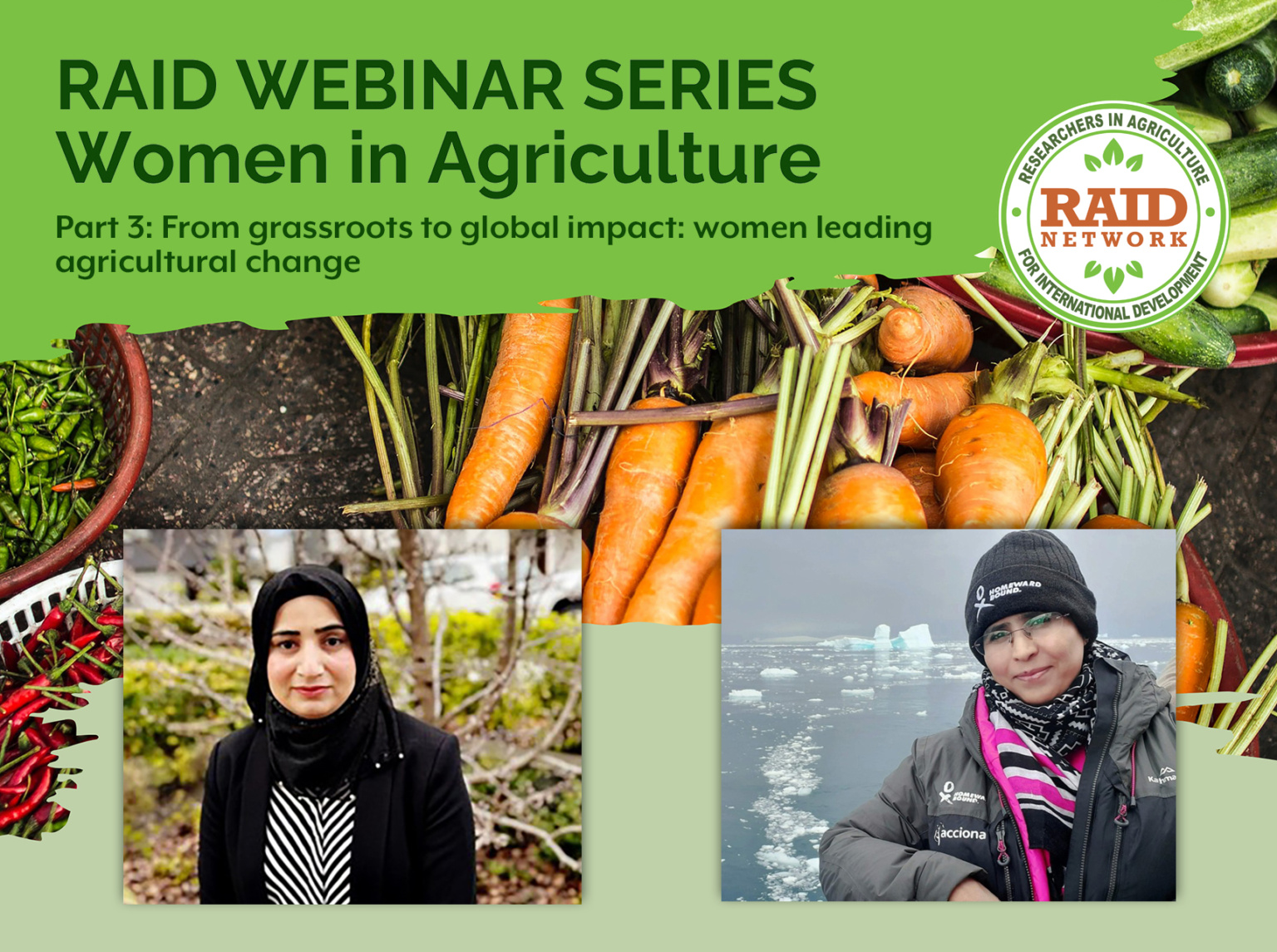 Women in Agriculture Webinar Series Part 3 – reflection – RAID ...